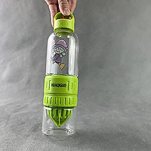 HUAQIGUO Drinking cups for children and parts and fittings therefor, namely, drinking cups for children sold as a unit with non-insulated lids,Water Bottle with Straw Lid | Gifts for Men & Women