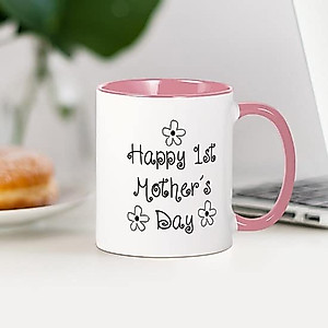 CafePress 1St Mother's Day Mug Ceramic Coffee Mug, Tea Cup 11 oz