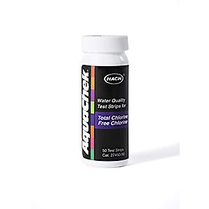 Hach 2745050 Free & Total Chlorine Test Strips, 0-10 mg/L