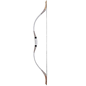 TOPARCHERY Traditional Archery 51" Longbow Hunting Cow Leather Recurve Horsebow Mongolian Bow 20-70LBS