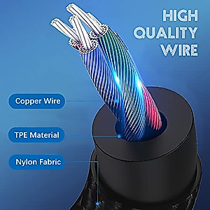 USB C to 3.5mm Male Headphone Jack Adapter, USB Type C to Aux Audio Dongle Cable for Car Audio Equipment Compatible with Galaxy S22 S21 S20 S10 S9 Plus/Ultra, Note 10, iPad Pro, MacBook, Pixel (1m)