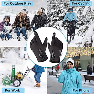 GORELOX Winter Warm Gloves,Touchscreen Cold Weather Driving Gloves Windproof Anti-Slip Sports Gloves for Cycling Running Skiing Hiking Climbing,Men ＆ Women