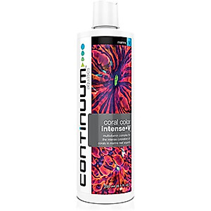 Continuum Aquatics Coral Color Intense-V, multivitamin complex for the intense coloration of corals in marine reef aquaria, 250ml