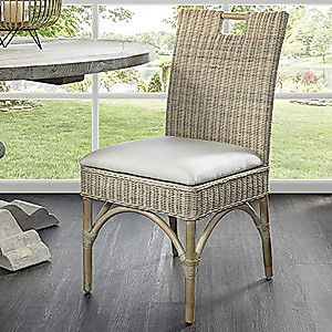 Padma'S Plantation Malio Chair, Whitewash