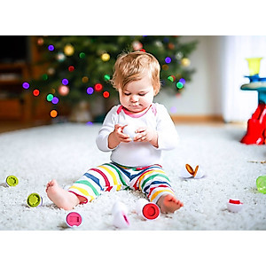 Nothing But Fun Toys Shape Sorter Eggs 12 Piece playset Designed for Children Ages 12+ Months,Multi