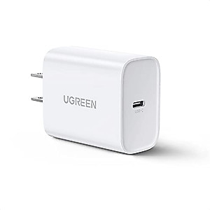 UGREEN 30W USB C Wall Charger - PD Fast Charger USB-C Power Adapter Compatible for MacBook Air, iPhone 14/14 Pro/13 Pro/13 Pro Max, Galaxy S22 Ultra/S21/S20, iPad Mini/Pro, Pixel 6, Airpods