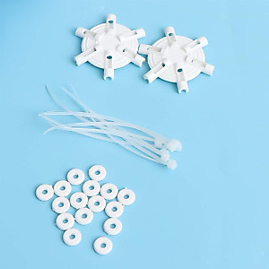 NUOBESTY Landing Training Gear Landing Training Kit RC Helicopter Sponge Balls for RC Helicopter (Blue)