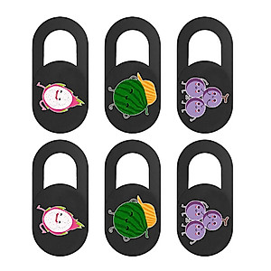 SOLUSTRE 6pcs Camera Cover Privacy Webcam Cover Computers laptops Cover Slide Phone Webcam Camera Shield Cover Camera for Computer Webcam Privacy Covers Cover Plate Cell Phone abs