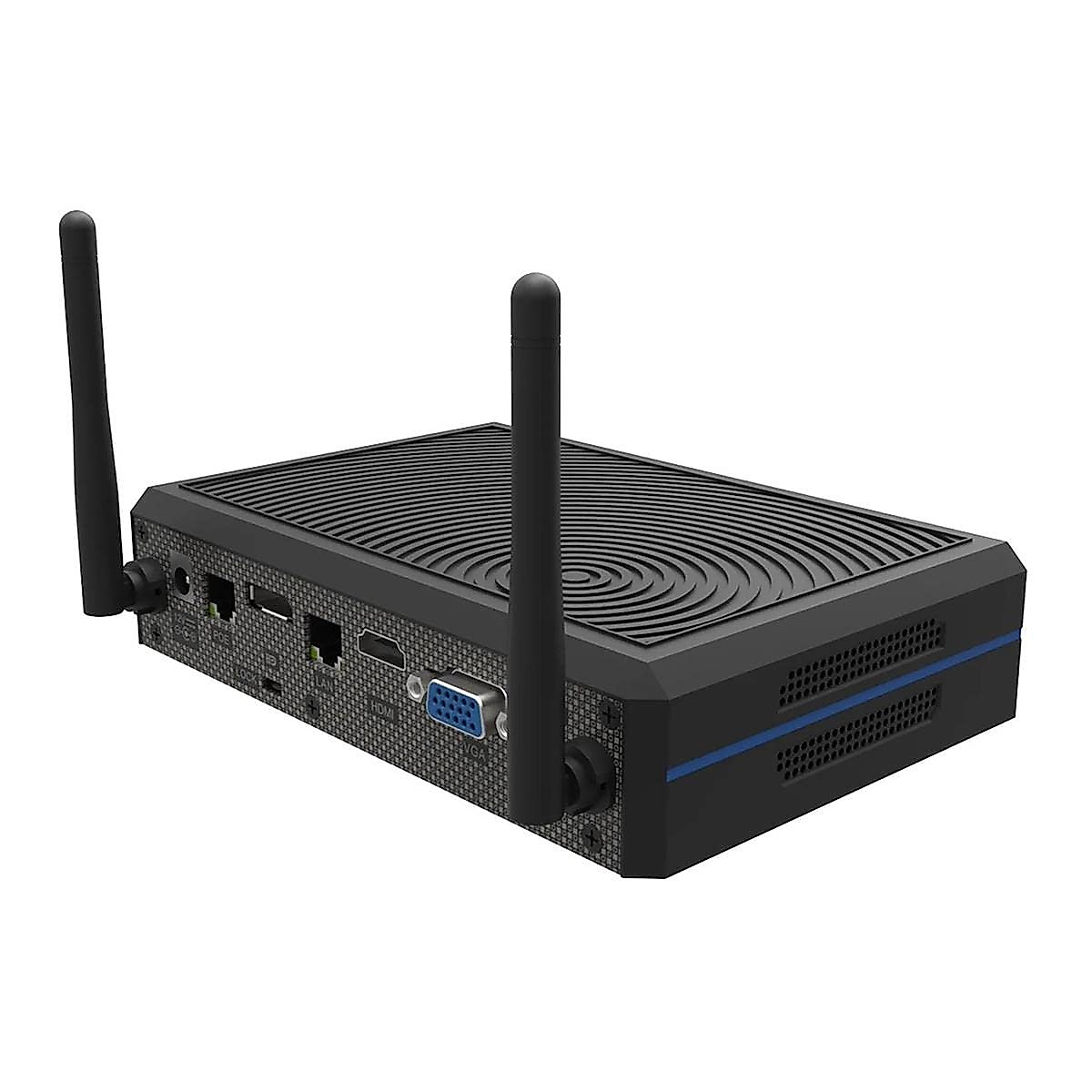 AZULLE Byte4 Pro Mini Desktop Computer with PoE Module, Intel Celeron J4125 2GHz, 4GB RAM, 64GB SSD, Windows 10 Pro, Free Upgrade to Windows 11
