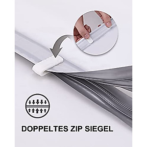 WellMall Vacuum Sealer Bags Seal - Space Saver Vacuum Storage Bags, Vacuum Storage Bags Sealed for Clothing, Clothes, Blanket & Comforter, Great Companion for Travel (8 Pack Large)