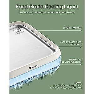 MOKKOM Ice Cream Maker, Rolled Ice Cream Maker with 2 Spatulas, Ice Cream Maker Machine for Home Kids, Frozen Fruit Ice Cream Maker Frozen Yogurt Maker Machine - Green