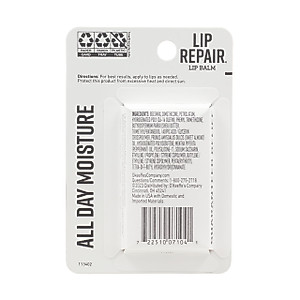 O'Keeffe's Cooling Relief Lip Repair Lip Balm for Dry, Cracked Lips, Stick, Twin Pack