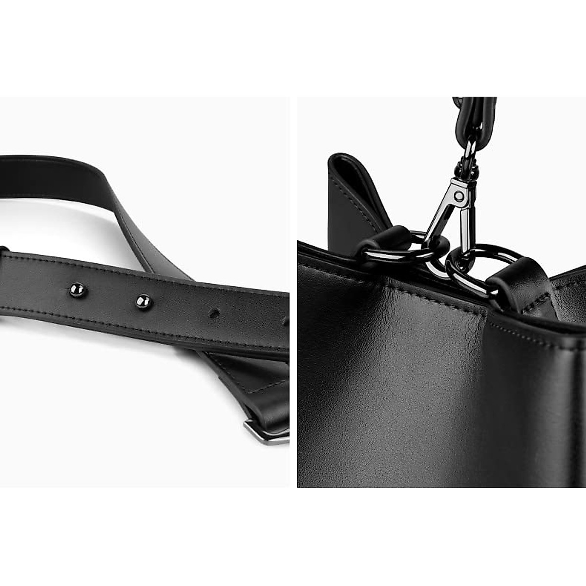 Women's Handbags Leather Shoulder Bags Fashion Hobo Bags Wallets and Totes with Adjustable Straps