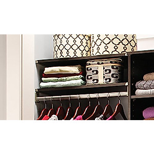 ClosetMaid SuiteSymphony Starter Tower Kit, 48" Top Shelf, Espresso