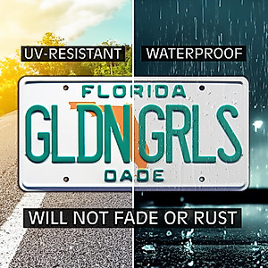 The Golden Girls | Florida | Metal Stamped License Plate