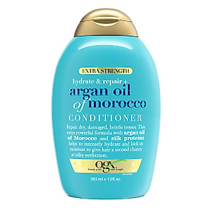 OGX Extra Strength Hydrate & Repair Conditioner with Argan Oil of Morocco for Dry, Damaged Hair, 13 Fl Oz