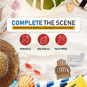 Wood Adirondack Miniature Chair - Wedding Cake Topper Mini Doll Furniture Top Decoration Favor Beach Theme, Great for Dollhouse (White, 4 Pack)