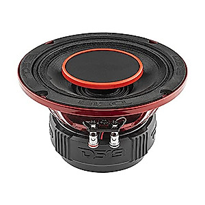 DS18 PRO-HY6.4B 6.5" Hybrid Mid-Range Car Audio Loudspeaker with 1" VC Built-in Compression Driver Horn and Water Resistant Cone 450W Max 225W RMS 4 Ohms (1 Speaker)