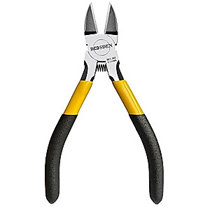Wire Cutters, BOOSDEN 5 inch Flush Cutter, Dikes Wire Cutter for Crafting Electrical Jewelry Making, Precision Wire Cutter, Small Wire Cutter, Ultra Sharp Wire Clippers, Wire Snips