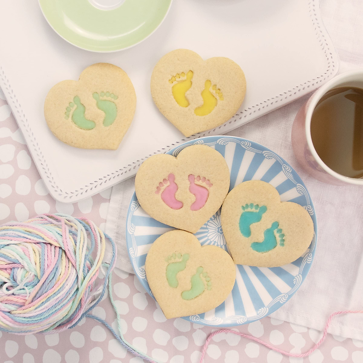 Baby Footprints cookie cutter, 1 piece - Bakerlogy