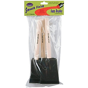 ROYAL BRUSH RFOMW-3P Foam Brush, 3-Pack Darkassorted, 1", 2" & 3"
