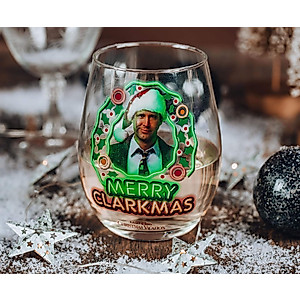 National Lampoon's Christmas Vacation Merry Clarkmas Stemless Glass | 20 Ounces