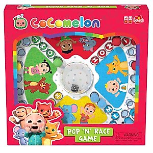 Goliath CoComelon - Pop 'N' Race - Features CoComelon Characters - No Reading Required! - Ages 3 and Up, 2-4 Players