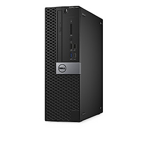 Dell OptiPlex 7050 Small Form Factor Desktop Computer, Intel Core i7-7700, 16GB DDR4, 256GB Solid State Drive, Windows 10 Pro (XNDVW)