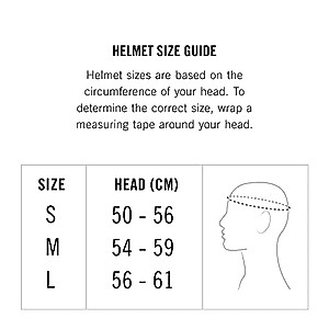 POC, Ventral Air Spin NFC Bike Helmet for Road Cycling, Uranium Black/Hydrogen White, Large