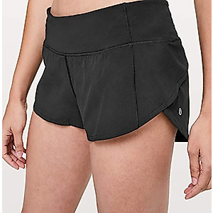 Lululemon Run Speed Up Short (Black, 4)