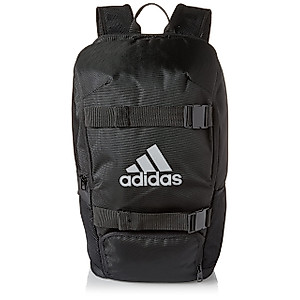 adidas Tiro 21 AEROREADY Backpack, Black/Reflective Silver/White, No Size