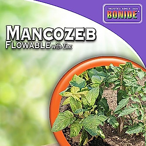 Bonide Mancozeb Flowable with Zinc Fungicide, 16 oz Concentrate, Broad Spectrum Disease Control & Prevention for Plants