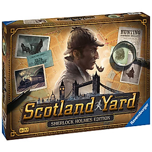Ravensburger Scotland Yard Sherlock Holmes Edition - Strategy Game for Ages 8+ | Engaging Brain Teaser | Ideal for Family Game Night, Award-Winning Game