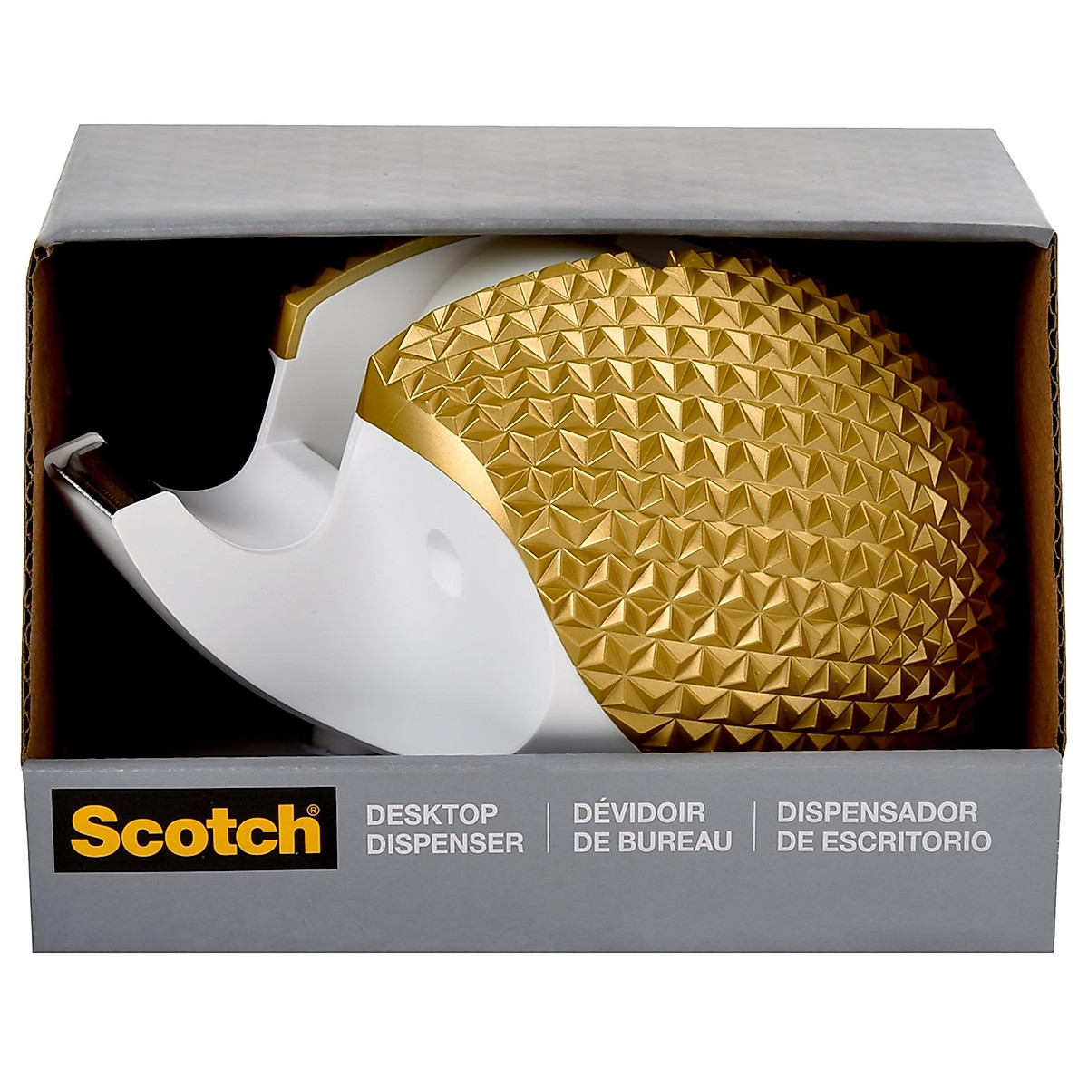 Scotch Brand Hedgehog Tape Dispenser, Great for Gift Wrapping, Includes 3/4 in x 350 in Tape Roll (C47-HEDGEHOG-G)