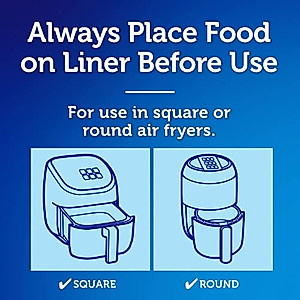 Reynolds Kitchens Air Fryer Liners (50 Count (Pack of 2))