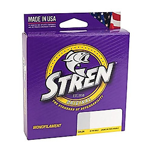 Stren Original®, Hi-Vis Gold, 20lb | 9kg Monofilament Fishing Line, Suitable for Freshwater Environments