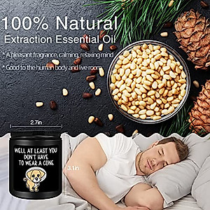 Get Well Soon Gifts for Men,Funny Gifts for Him After Surgery,Feel Better Cheer Up Inspirational Gifts,Sandalwood Candle for Friends Dad Brother Coworker.