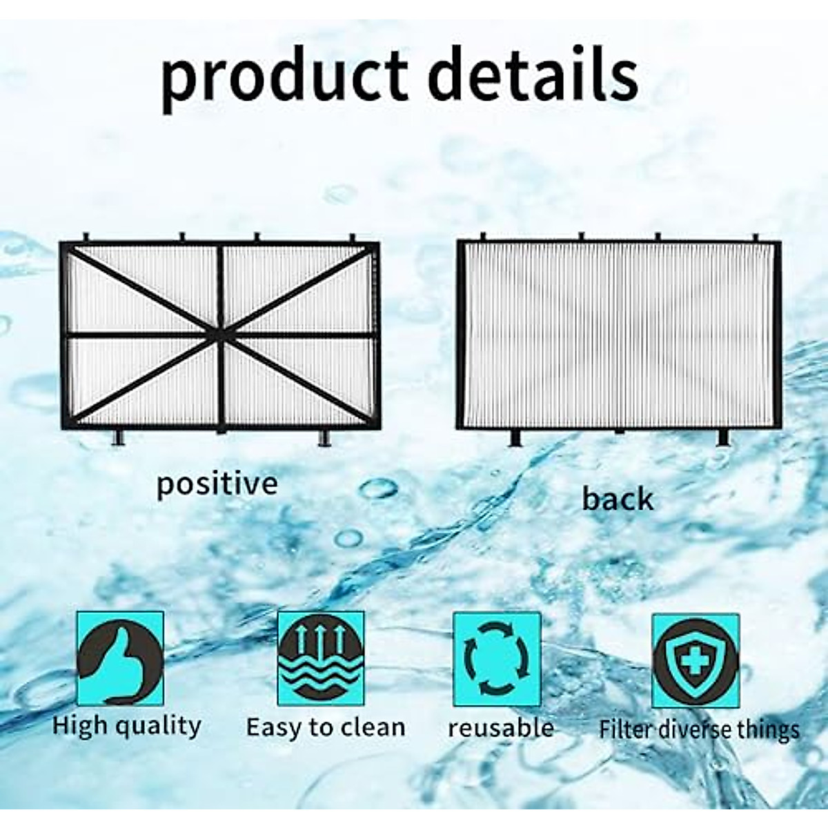 4 Packs 9991432-R4 Filter Ultra Fine Cartridge Filter Panels (Not for Nautilus CC) Ultra Fine Filters Compatible Nautilus CC Plus & Dolphin M200 M400