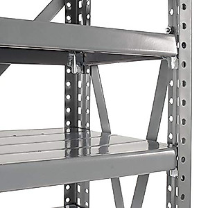 Global Industrial 13 Shelf Steel Shelving with (96) 4" H Plastic Shelf Bins, Yellow, 36x12x72