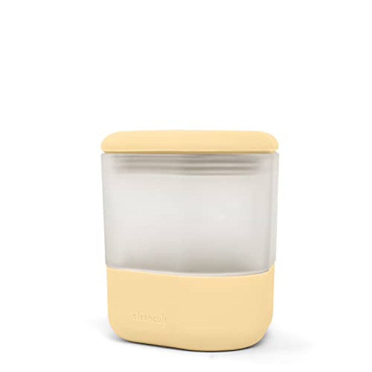 Cleancult Glass Refillable Dishwasher Pod Holder, Empty, Holds Approx 32 Dishwasher Tablets, Reusable Cleaning & Cosmetic Storage