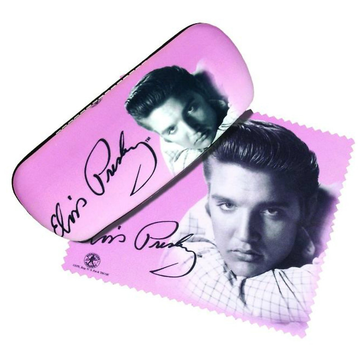 Spoontiques Elvis Pink Eyeglass Case
