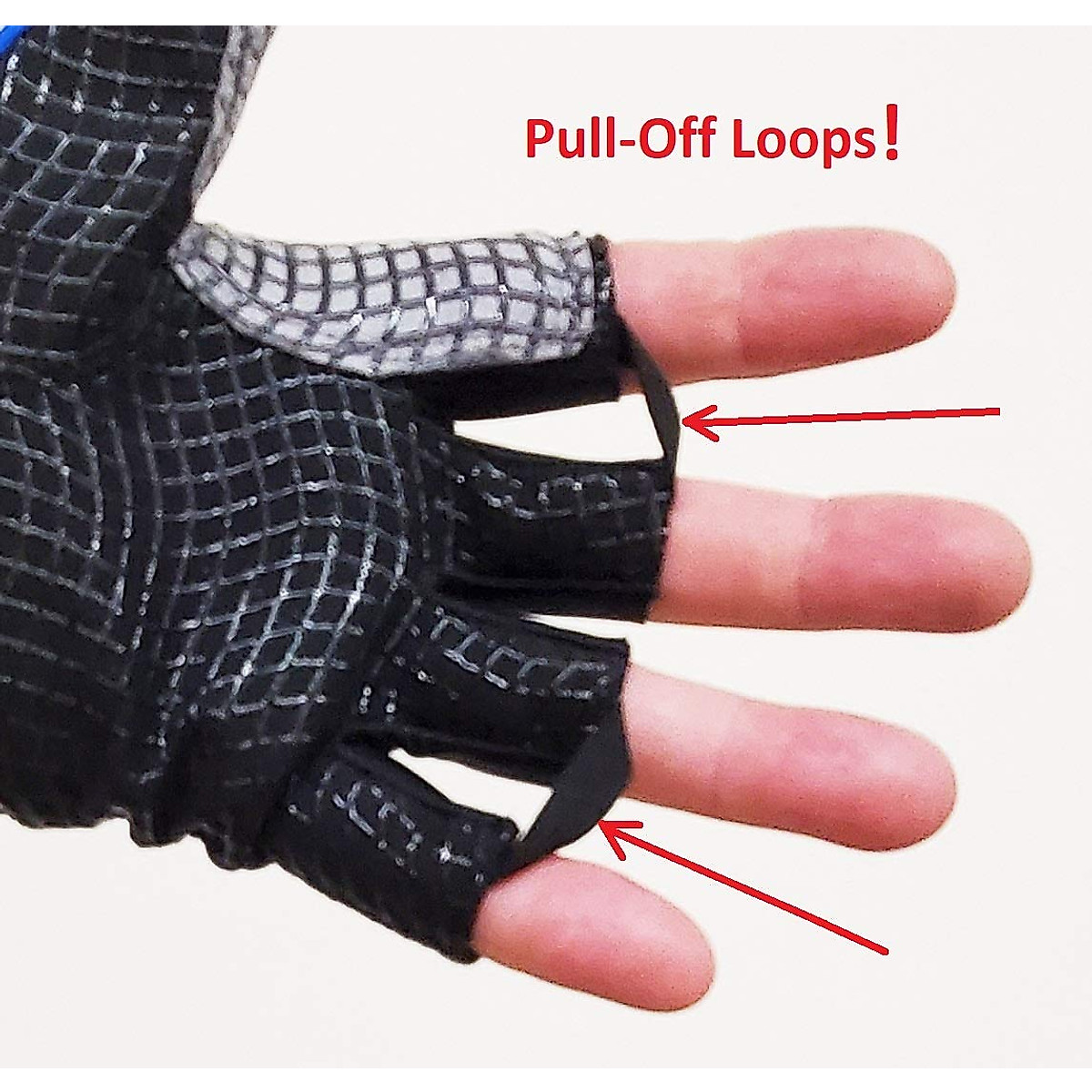 Waterline Half Finger Paddling Gloves for Kayaks, Canoes and SUP Paddle Boards (Small)