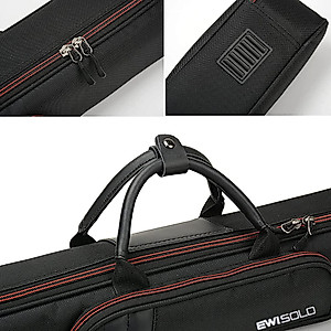 Chehery Soprano Saxophone Clarinet Case for EWI SOLO/USB/5000/4000S Portable Digital Wind Instrument Backpack Electronic Wind Instrument Bag, Storage Instrument Accessories