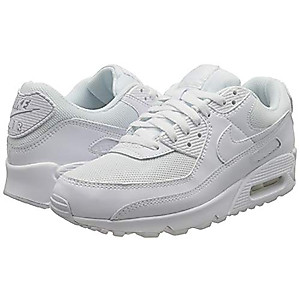 Nike Air Max 90 Running Shoe, White/White Wolf Grey, US 8.5 mens,