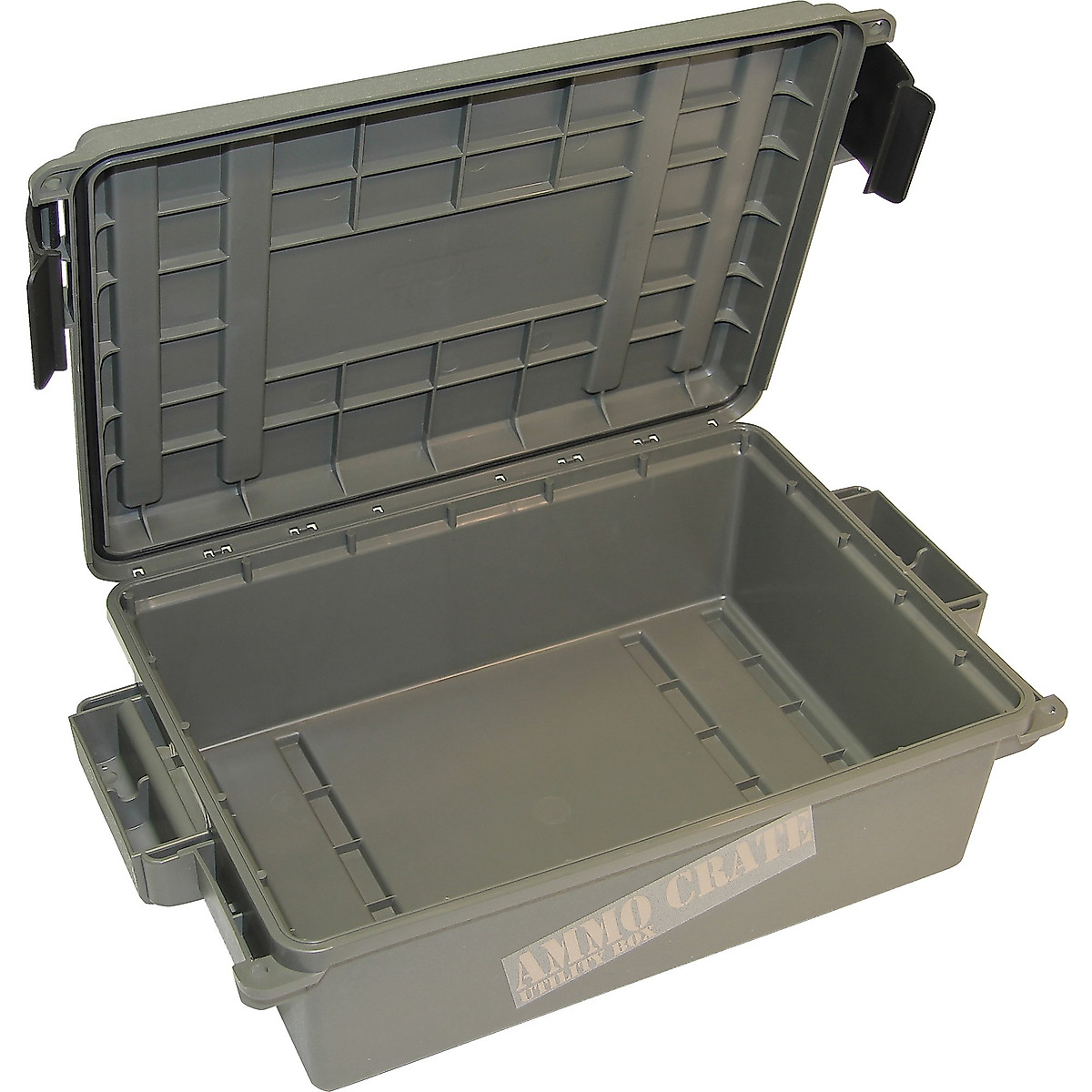 MTM ACR4-18 Ammo Crate Utility Box-Carry up to 65lbs of gear-Stackable design, double padlock for security - Water-resistant O-ring seal - Army Green