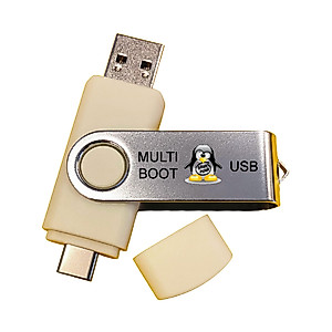 Linux Best OS Collection Set Universal 6-in-1 MultiBoot Bootable Live Install and Recovery USB Flash Thumb Drive