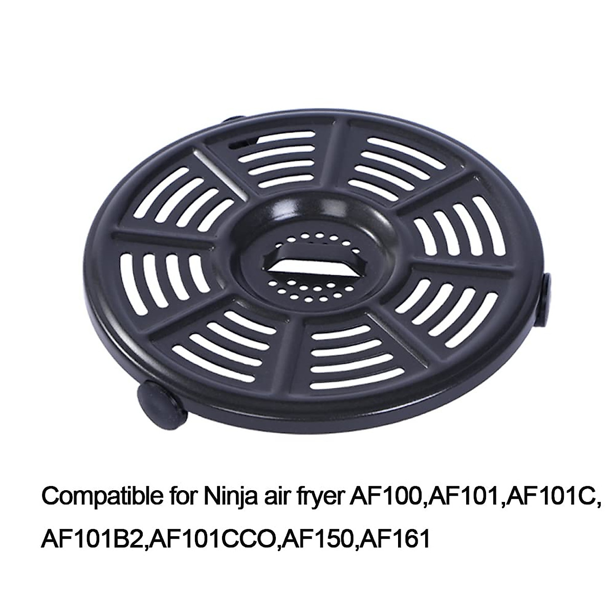 NOVIIML Fryer Replacement Crisper Plate For Ninja Air Fryer Ninja Foodi Pressure,Grill Pan for Ninja FD401 Foodi Crisper Plate,Air fryer Accessories,Non-Stick Fry Pan,Dishwasher Safe