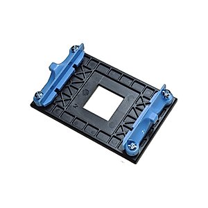 TT Racing for AMD CPU Fan Heatsink Mounting Bracket AM4,Socket Retention Mount for Hook-Type Air-Cooled or Partially Water-Cooled Radiators, Base for AM4 B350 X370 A320 X470 B1220 B240 (Blue)