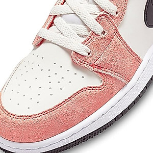 Nike Air Jordan 1 Mid Grade School Team Orange/Black-Sail-White DV1336-800 6.5Y