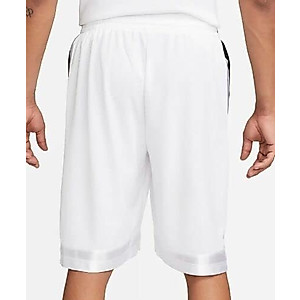 Nike Mens Dri-FIT Elite Basketball Shorts L White/Black